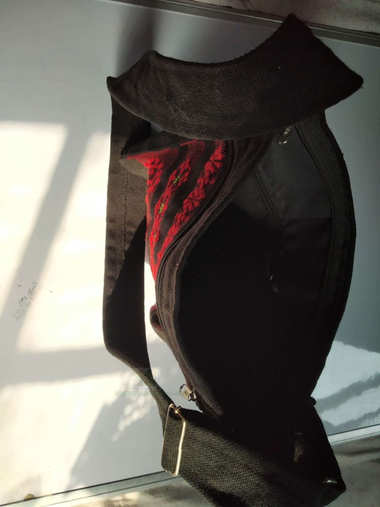 Jhola/Cloth Bag/Naga Shawl Bag/HC Bag - Central Zip - HC Black Shadow I ...