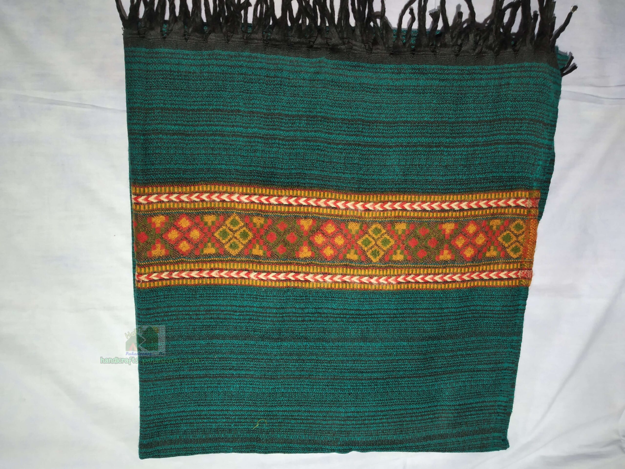 Mizo Shawl - Dark Cyan - Paharizones