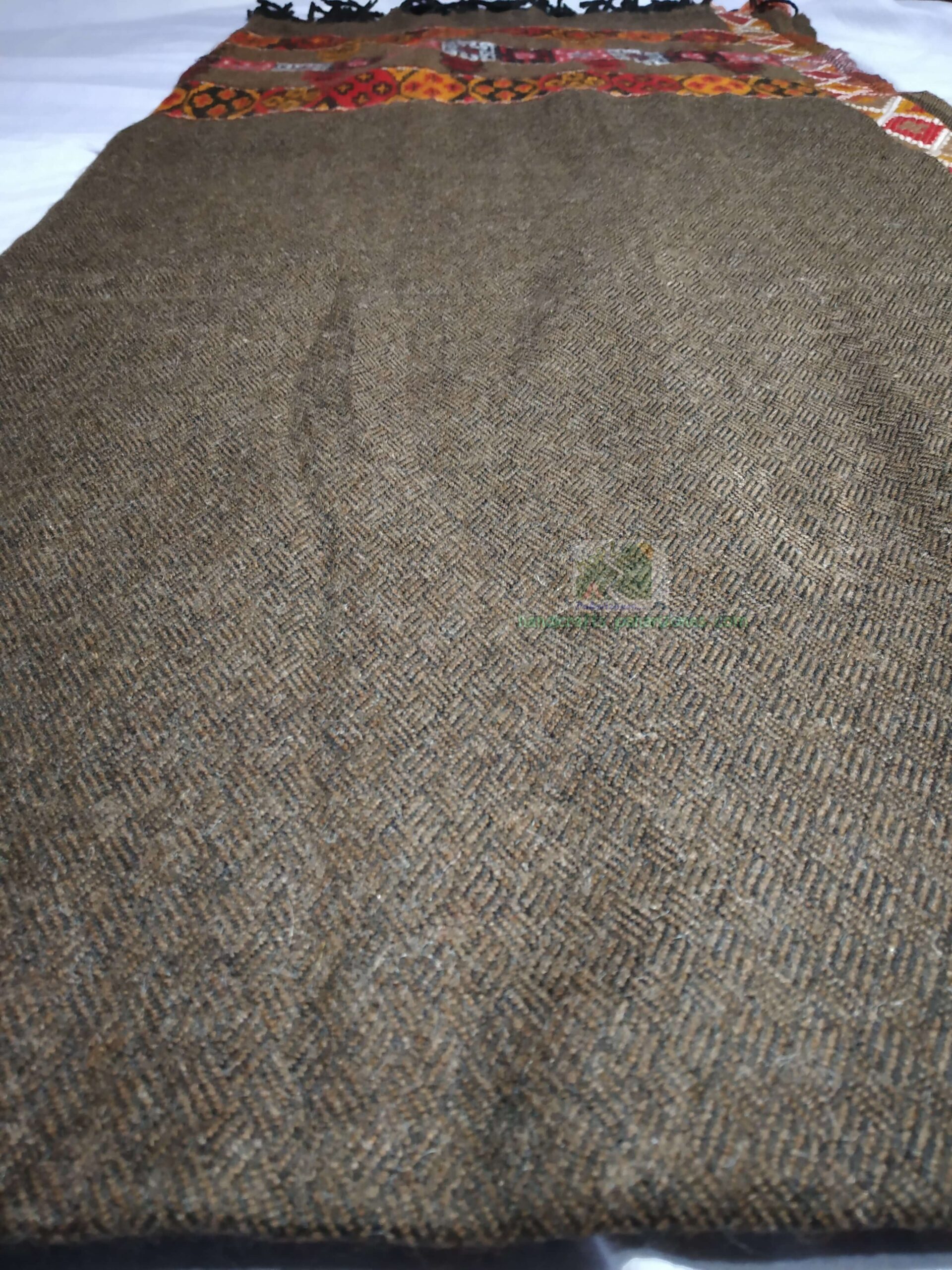 Mizo Shawl - Dark Brown - Paharizones