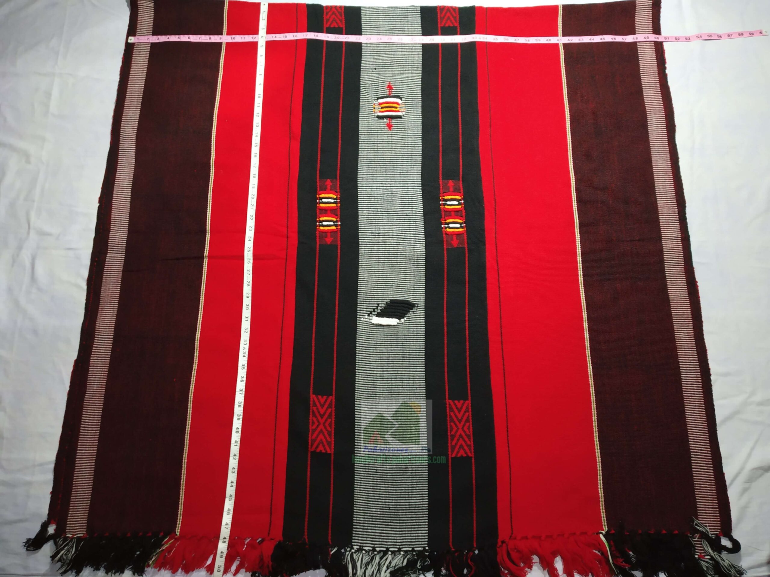 Naga Shawl - Black&Red Beetle - Extra Large - Paharizones
